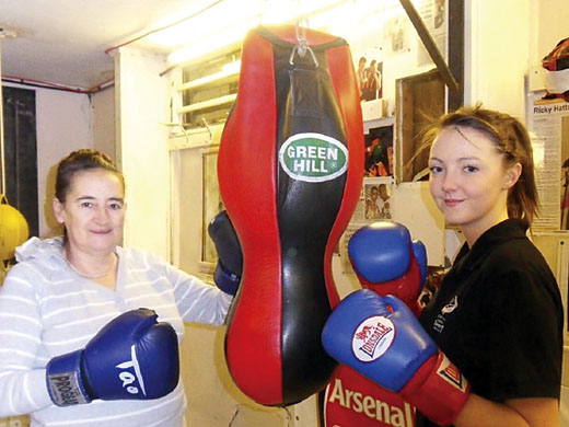Red corner – Women step into the ring at Islington Boxing Club ...