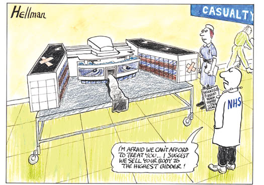 Protest cartoons – Louis Hellman draws the line at closure of Finsbury ...