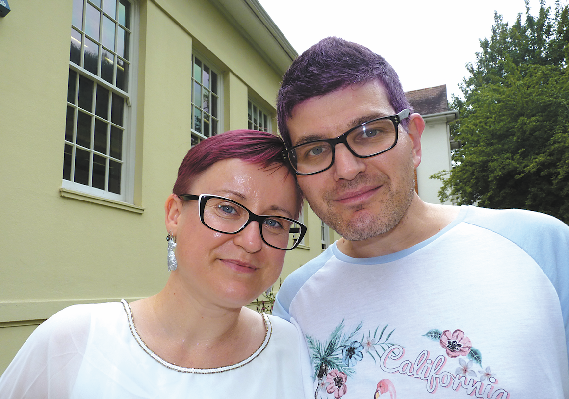 Love story as volunteers who met at Keats Community Library tie the ...