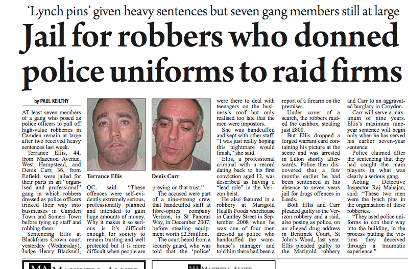 What I did in prison: Reformed robber designs revolutionary envelope ...