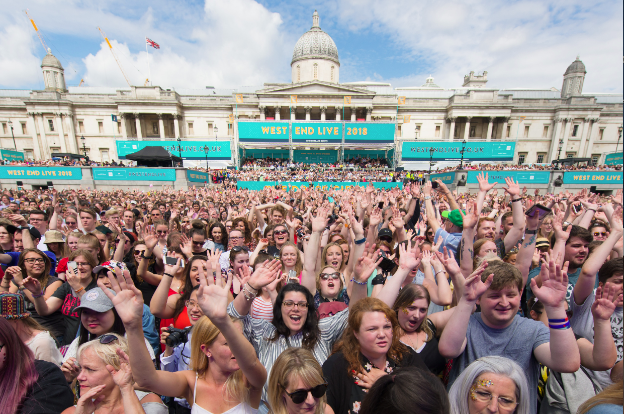 Tens of thousands of musical fans attend West End Live | Islington Tribune