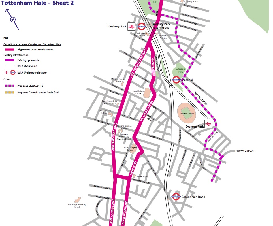 Plans for cycle route up deadly stretch from Camden Road through ...