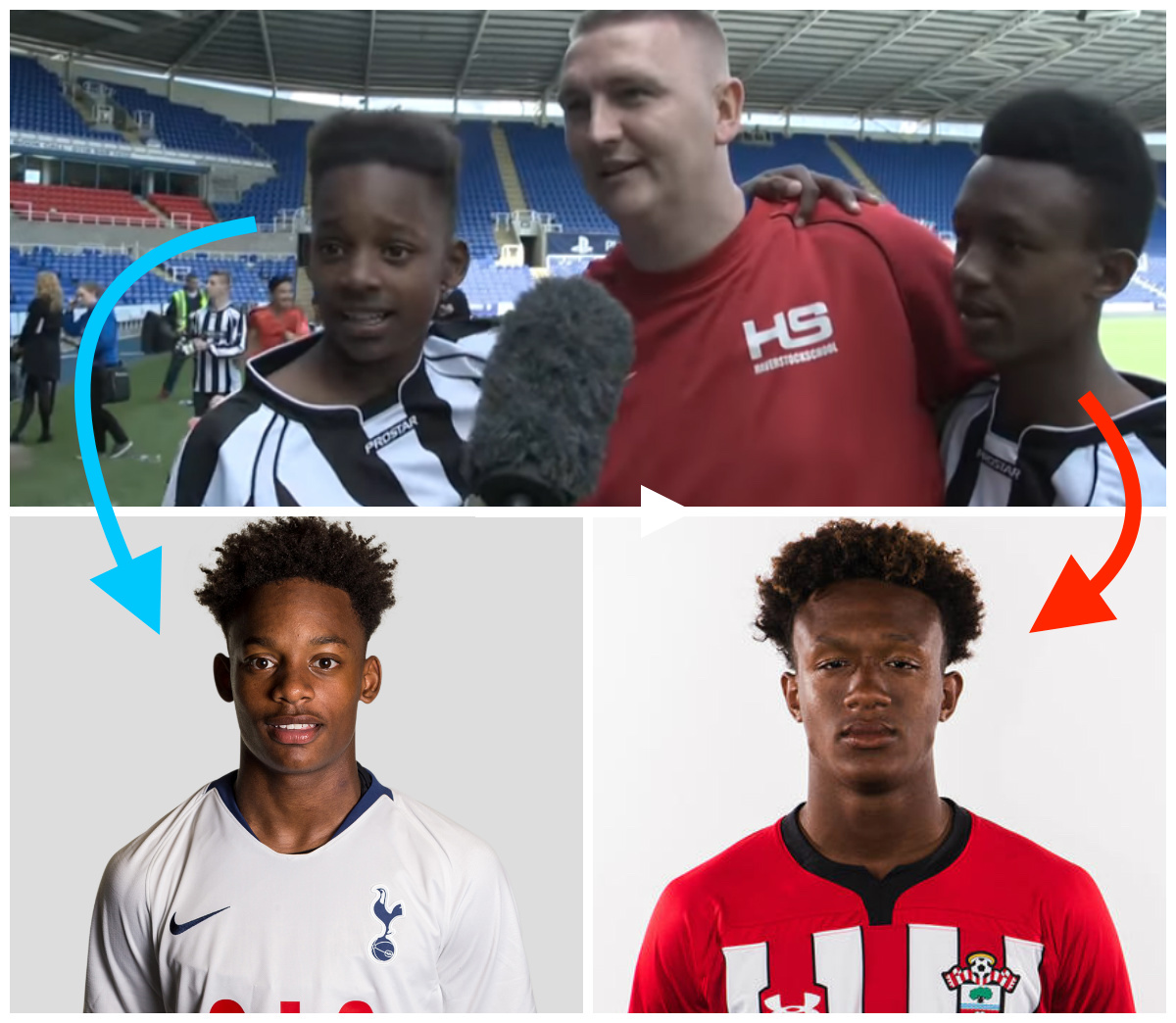 J'Neil Bennett scores first goal at news Spurs stadium as school friend ...