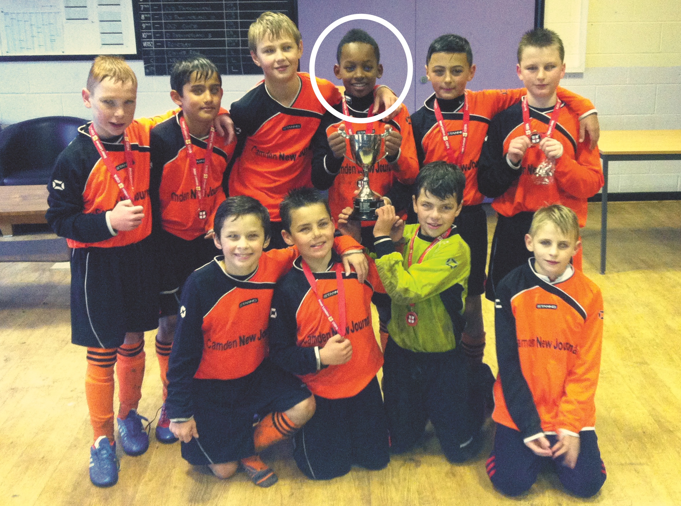 J'Neil Bennett scores first goal at news Spurs stadium as school friend ...