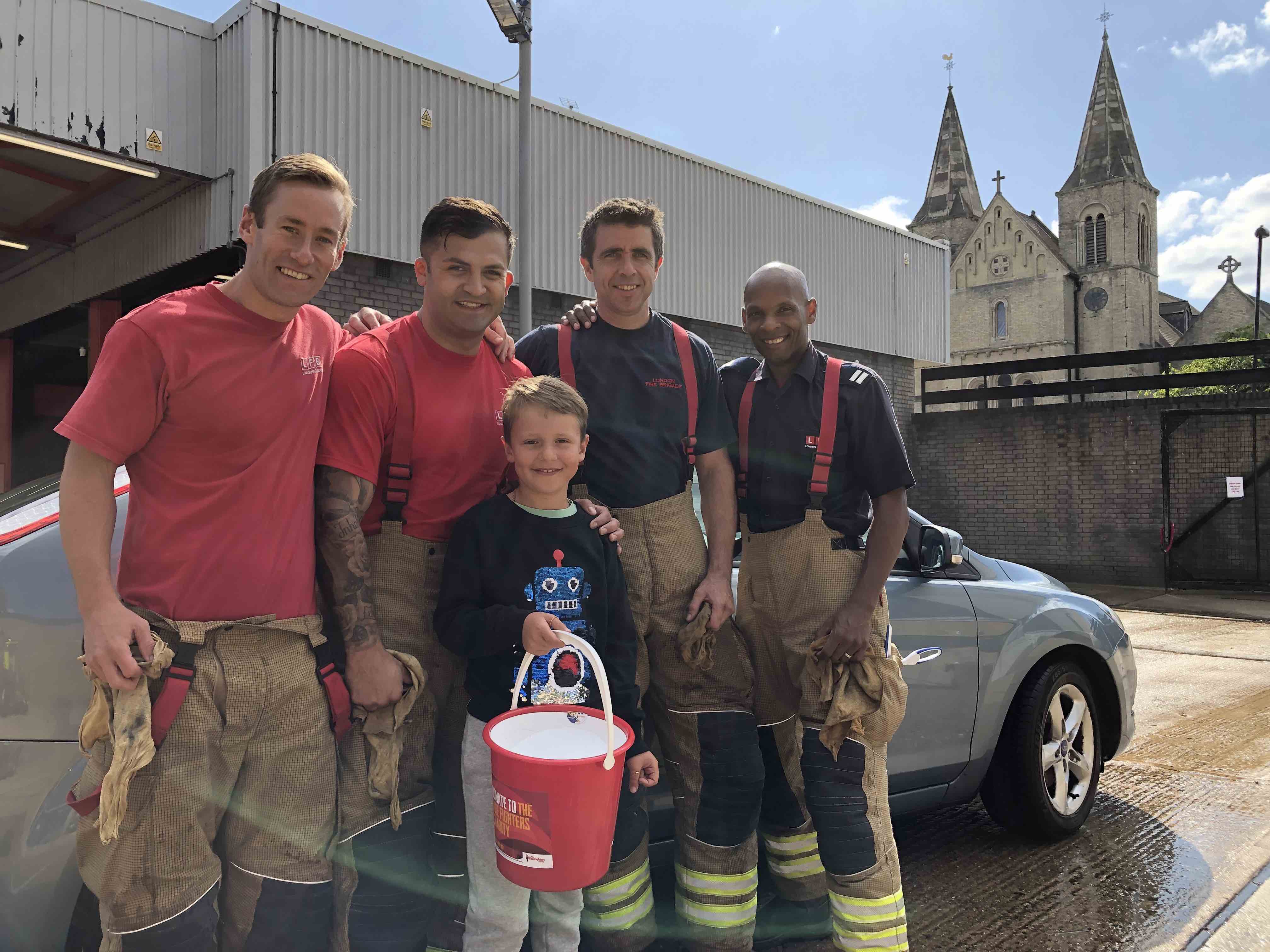 Pump my ride! Firefighters raise money for charity with hose car washes ...