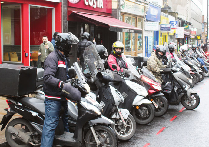 Delivery riders go on strike after ‘road rage’ killing | Islington Tribune