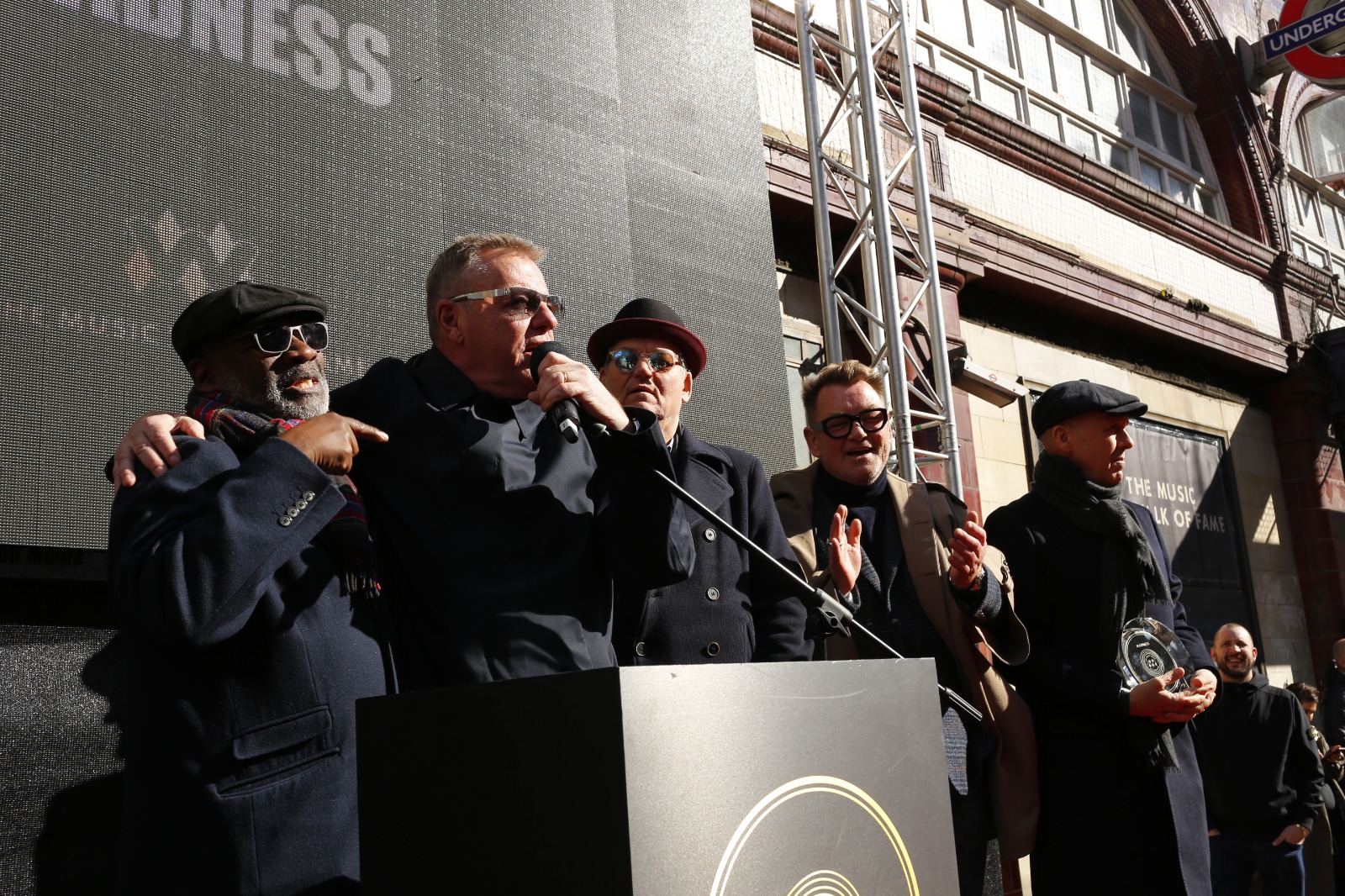 One stone beyond: Madness see Walk Of Fame tribute slab unveiled ...