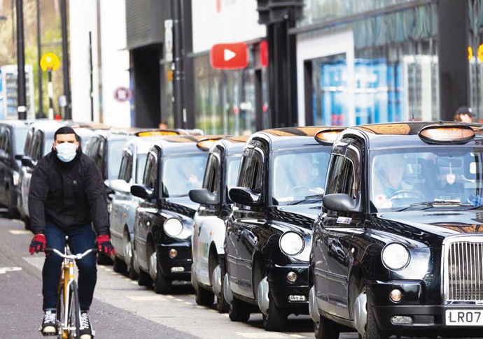The taxi queue is so big you can see it from space | Islington Tribune