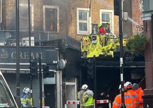 Takeaway and flats are destroyed in fire | Islington Tribune